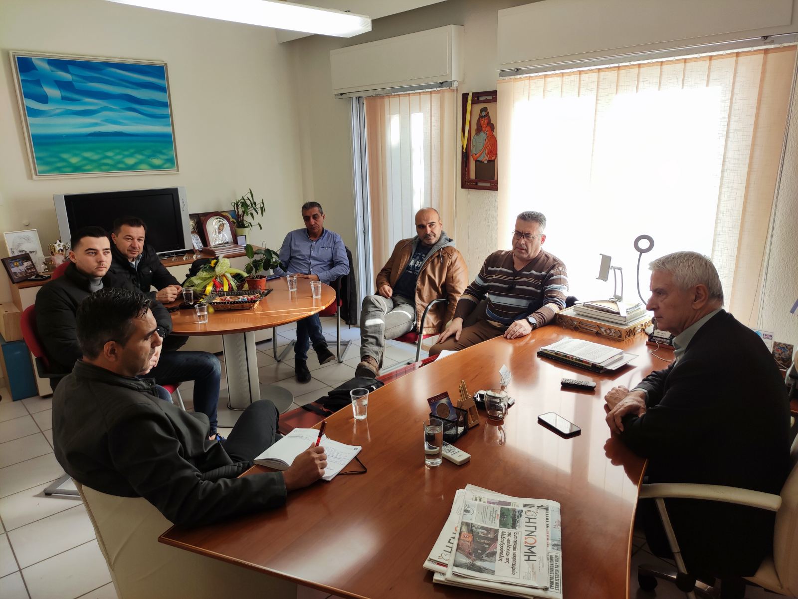 Εβρος: Με τον Δημοσχάκη συναντήθηκαν οι Συνοριοφύλακες - Pame Evro